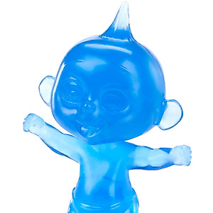 Mattel Disney Pixar The Incredibles Dash Action Figure 3.5-in with 2 Jack-Jack Figures 2.2-in and 2.4-in, Movie Character Toys Highly Posable with Authentic Design, Kids Gift for Ages 3 Years Old & Up