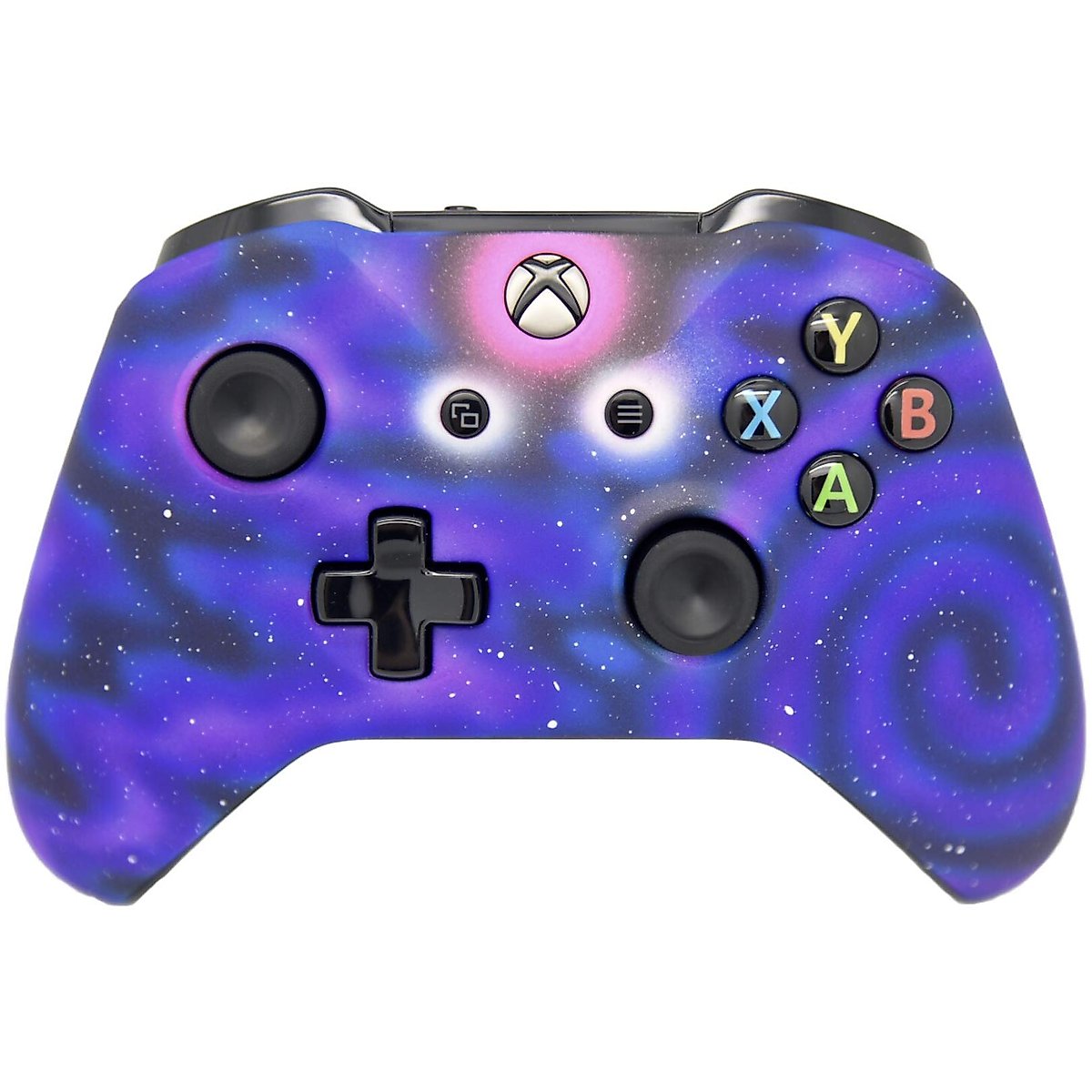 Hand Airbrushed Fade Custom Controller - Compatible with Xbox One (Matte Space)