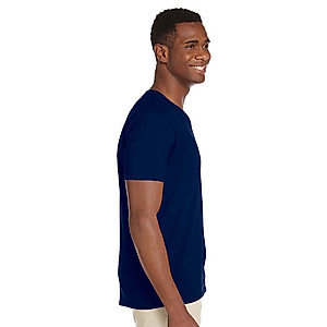 Gildan Men's Softstyle Preshrunk V-Neck T-Shirt, Black, XXX-Large