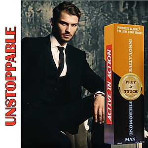 Pherolec Global follow your senses... Prey&Touch Pheromone for Men 0.34 Fl. Oz. Perfume Ultra Strong Feromonas para Hombres Atraer Mujeres