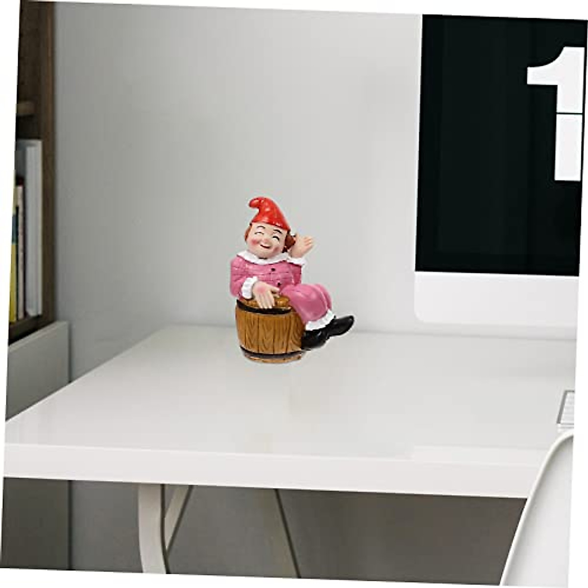 ABOOFAN 15 Pcs Miniatures Kids Planter Desk Top Decor Tiny People Toy Mini Clown Figurines Circus Party Favors Funny Clown Decor Bonsai Cartoon Clown Miniature Clown Ornaments Baby Statue