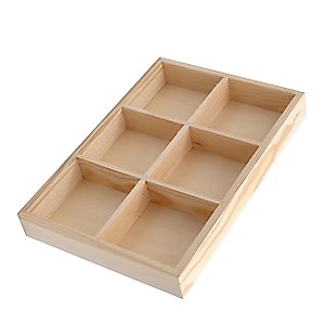 TEHAUX Box Pen Holder Crayon Holder for Desk Pencil Holder Crayon Storage Case Color Crayons Color Pencil Case Acrylic Organizers Office Supplies Colored Crayon Holder Pine Wood