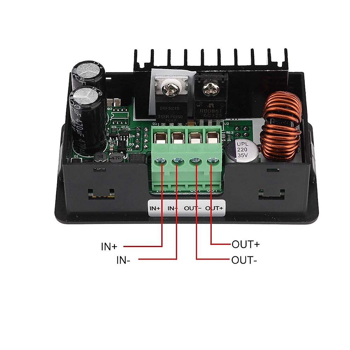 Communication Version Numerical Control Voltage Power Supply Adjustable Volt Transformer Step Down Voltage Converter Power Regulator Panel(DPS5005-USB-BT)
