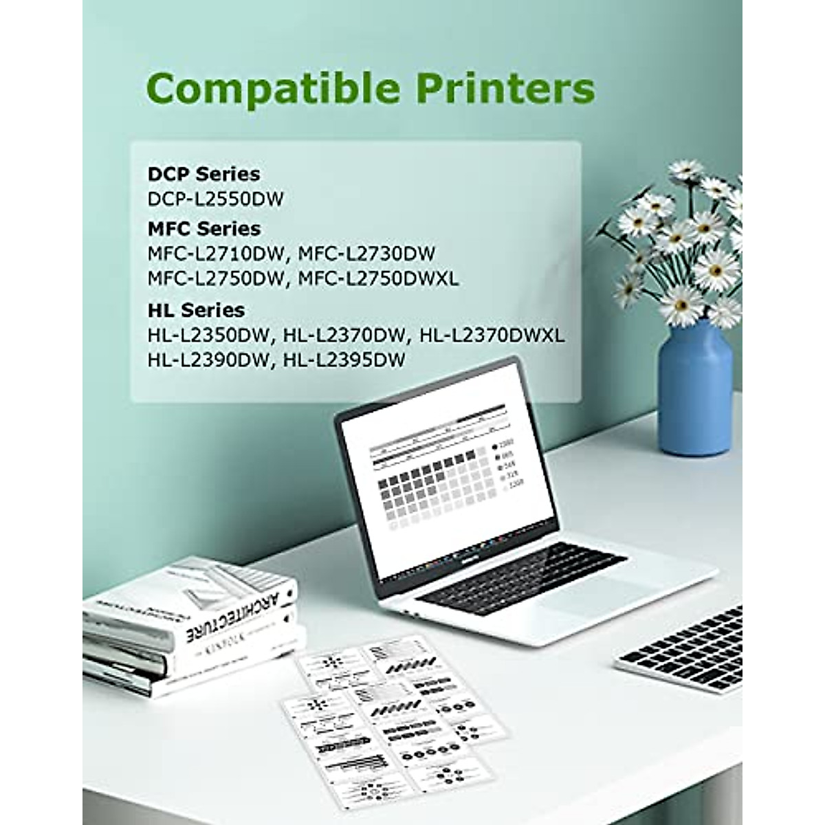 CYHC Compatible Drum Unit Replacement for Brother DR730 DR-730 for DCP L2550DW HL L2350DW L2370DW L2370DWXL L2390DW L2395DW MFC L2710DW L2750DW L2750DWXL 1pack (Drum Unit only, NOT Toner)