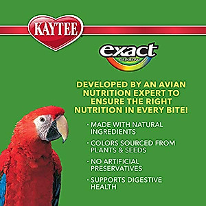 Kaytee Exact Rainbow with Natural Colors Large Parrot