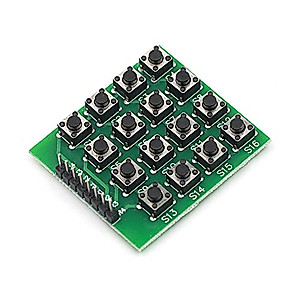 8pin 4x4 4x4 Matrix 16 Keys Button Keypad Keyboard Breadboard Module MCU for arduino DIY Kit