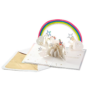 Hallmark Signature Paper Wonder Pop Up Birthday Card (Unicorn, You are Magical) (1299RZH1137)