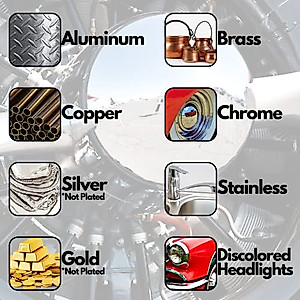 California Custom The Original Purple Metal Polish 12 oz, Great for Polish Aluminum, Chrome, Brass and Even Plastic. Bring Back That Shine! (3)