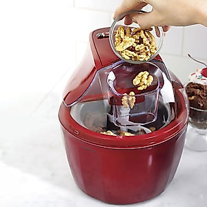 Easy to use 1.5 quart ice cream machine - perfect for family fun and parties