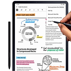 Tab S7 S Pen Replacemen Stylus Pen for Samsung Galaxy Tab Tab S7 S7+ Plus (EJ-PT870) S8 S8+ S8 Ultra Touch Pen + Tips/Nibs(Without Bluetooth)(Mystic Black)