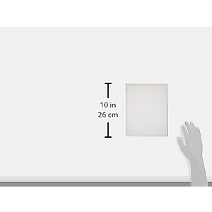 Sargent Art 16 x 20 inch Stretched Canvas, Pack of 10 Pieces, Blank White Canvases, Double Acrylic Titanium Priming, Perfect for Acrylic, Oil, and Art Projects, Acrylic Pouring & Wet Media