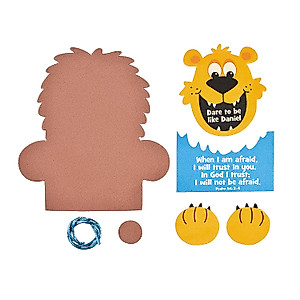 Fun Express Dare to Be Daniel Sign Kits - Makes 12 - Religous DIY Crafts for Kids and Sunday School Activities - VBS Vacation Bible School Supplies/Decor