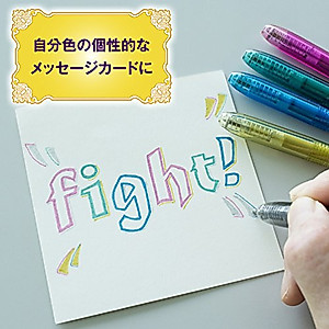 SAKURA Ball Sign Knock Gel Ink Pen, 5 Metallic Color Assorted (GBR156-5A)