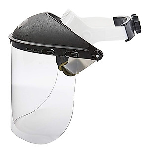 Jackson Safety Anthem+ Face Shield Kit, Ratcheting Headgear, Polycarbonate Window Included, 14953