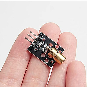 Acxico 5Pcs 5V Sensor Module Board for Arduino AVR PIC KY-008 Laser Transmitter