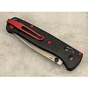 Titanium Deep Pocket Clip & Handle Screws For Benchmade Bugout 535 & Bailout 537