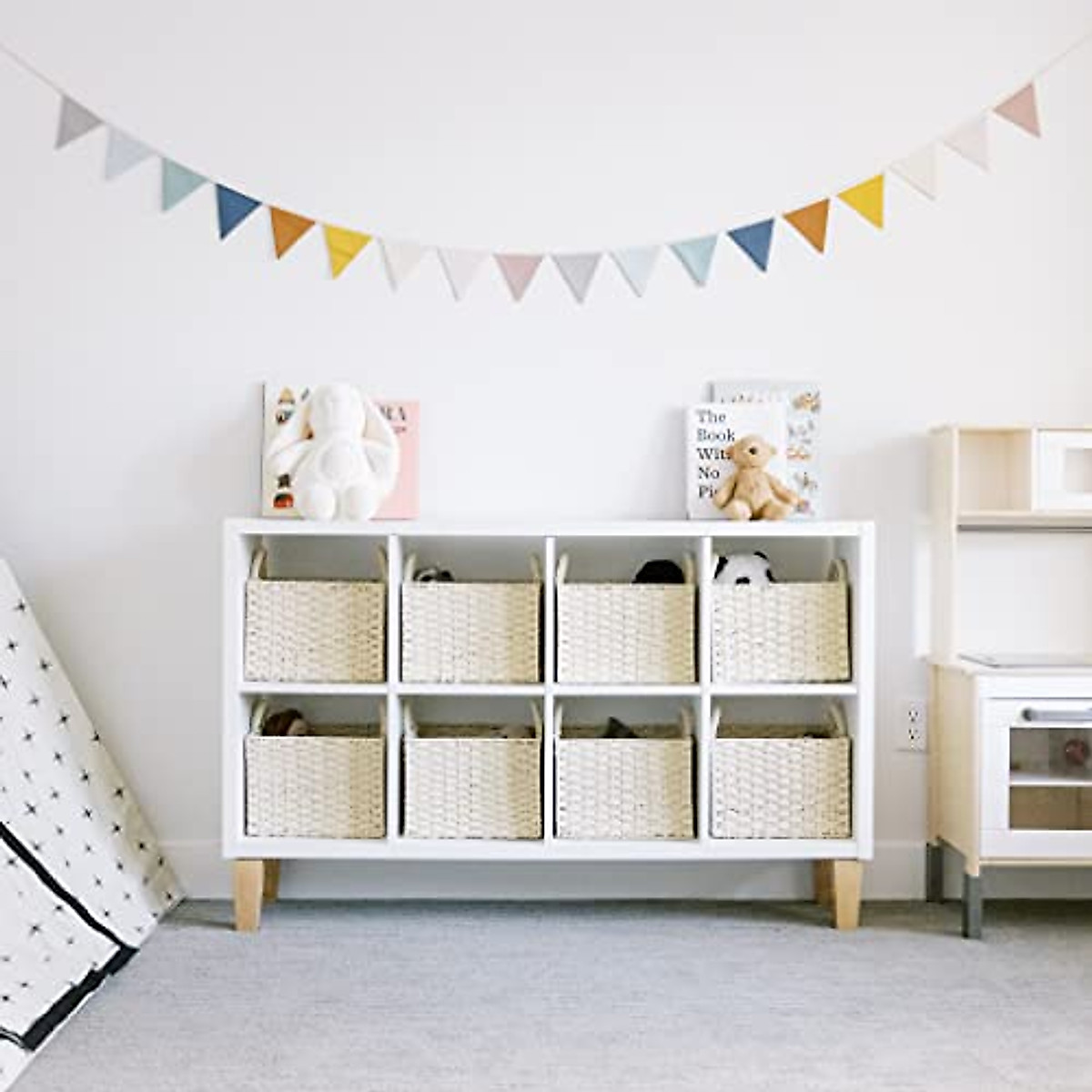 Premium Square Ash Wood Furniture Legs - Furniture Feet for Sofa, Chair, Couch, Dresser, Bed, Cabinet, Ottoman - Wooden Legs are Easy to Install & Include Installation Hardware - Set of 4, 5 Inches