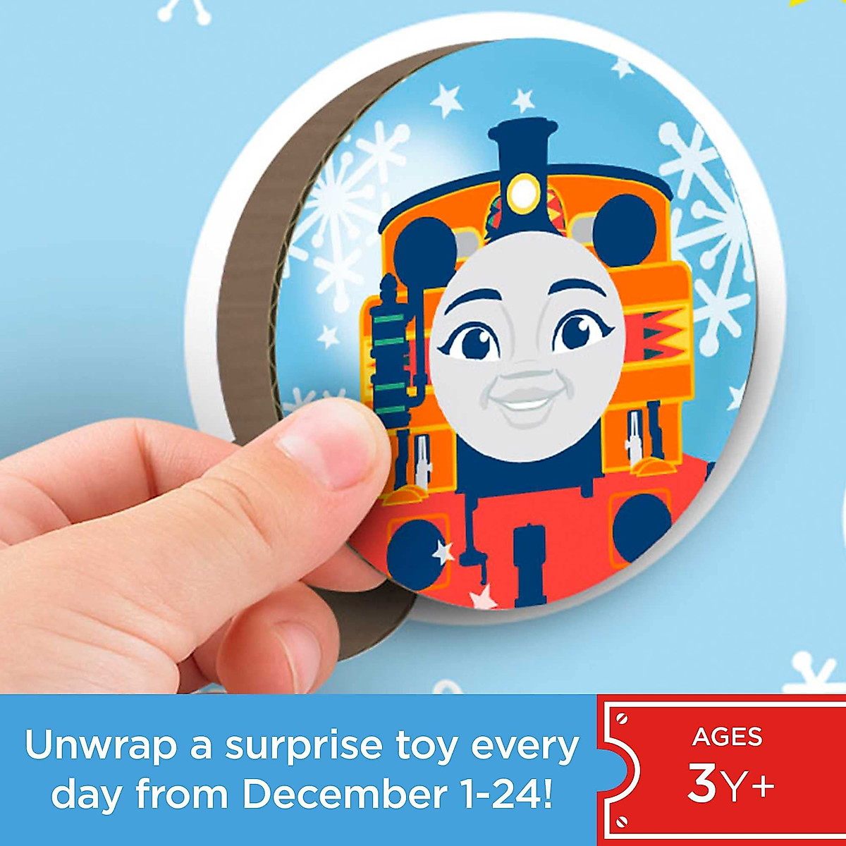Thomas & Friends MINIS Advent Calendar 2022, Christmas gift, 24 miniature toy trains and vehicles for preschool kids ages 3 years and up