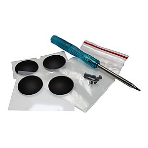 Power4Laptops Replacement Rubber Feet (4 Feet) and Bottom Screws (10 Screws) and Screwdriver Compatible with Apple MacBook Air 13 Inch Mid 2013