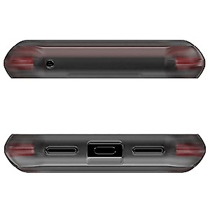 Ghostek COVERT Google Pixel 6 Pro Case Slim Clear with Ultra Thin Design and Non-Slip Grip Supports Wireless Charging Protective Cover Designed for 2021 Google Pixel 6Pro 5G (6.71 Inch) (Stormy Smoke)