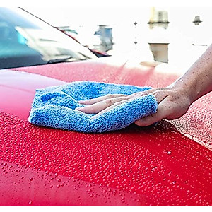 Kingsheep 6Pack Car Microfiber Towel for Auto Thick Buffing Microfiber Cleaning Cloth 16"x16" Plush Polishing Drying Towels 450gsm Detailing Cloths