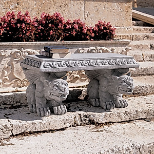 Design Toscano Blair Castle Sculptural Gargoyle Bench