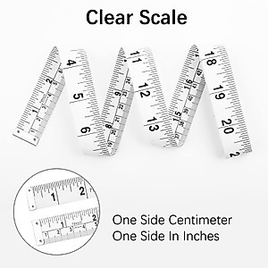REIDEA Clothing Measure Tape Dual Sided, 79in/200cm Soft Fabric Tape Measure for Body Measurement Fitness, Weight Loss, Measuring Waist, Thighs, Arms, Sewing Clothing Tailor