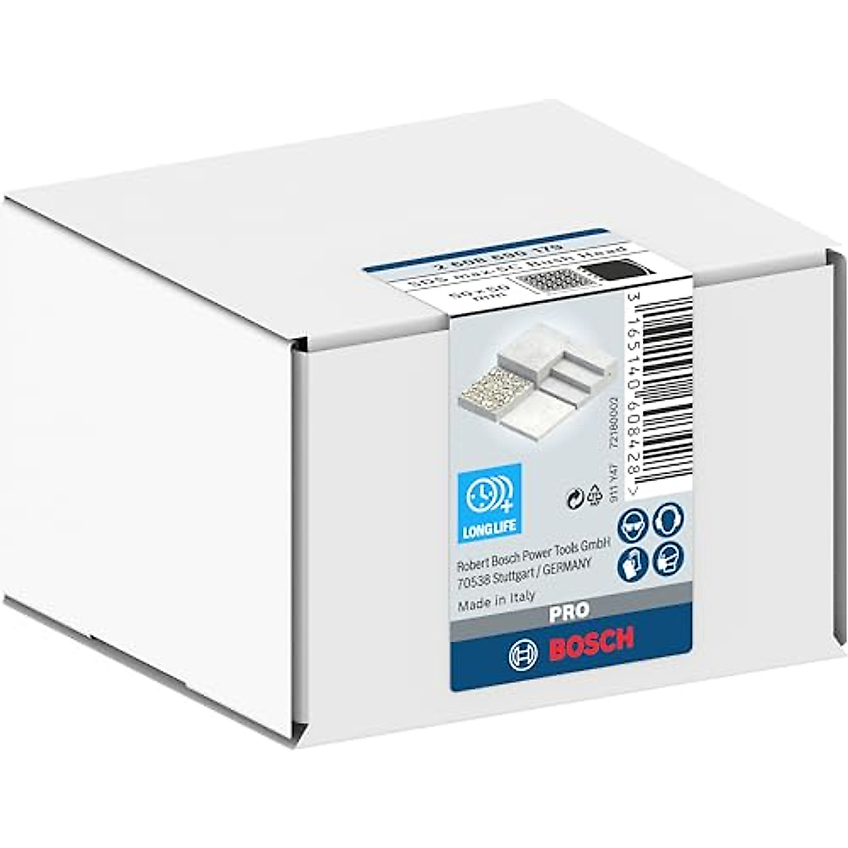 Bosch 2608690179 Tungsten Carbide-Bush Hammer Head with SDS-max 50x50mm