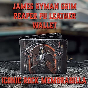 Nemesis Now James Ryman You're Next Grim Reaper Wallet, Gothic Skeleton Design