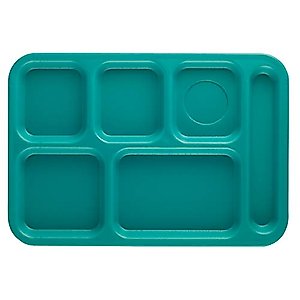 Cambro (PS1014414) 10" x 14-1/2" Penny-Saver School Compartment Tray [Case of 24]