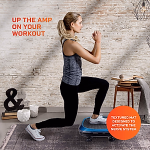 LifePro Vivid Pro Vibration Platform Machine - High Frequency 15-40 Hz Linear Viberation Plate Exercise Machine - Whole Body Home Workout Equipment for Awesome Fitness and Deep Tissue Therapy