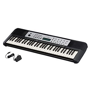 Yamaha YPT270 61-Key Portable Keyboard With Power Adapter (Amazon-Exclusive),Black
