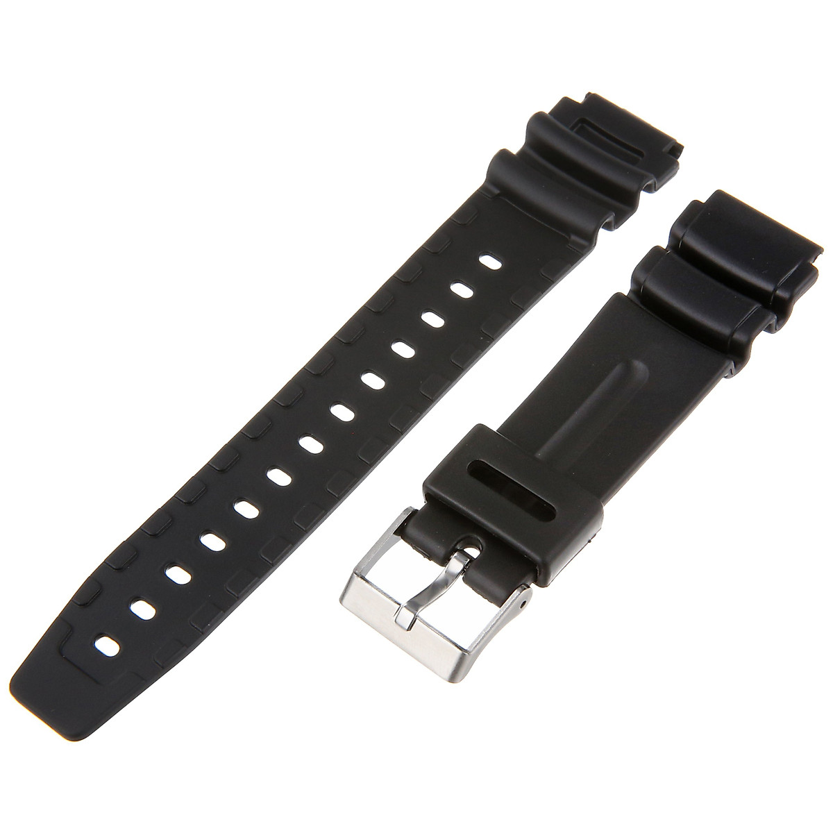 Timex Men's Q7B723 Resin Performance Sport 19mm Black Replacement Watchband