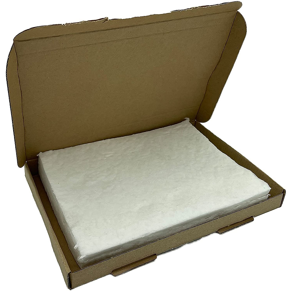 Roundfire - Extend Fire Life - Ceramic Wool Wick Sponge for Bioethanol Fireplaces - Ethanol Tabletop Smokeless Fires