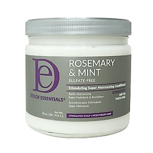 Design Essentials Rosemary & Mint Stimulating Super Moisturizing Conditioner, 32 Ounce Container