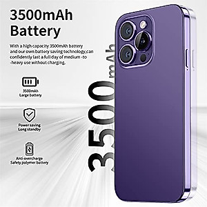 Echoamo A14 Pro MAX Unlocked Smartphone, 6.82-inch HD Screen Phone, 4+128G Dual SIM Phone with A 128G Memory Card for Android 10 (Four Colors to Choose from)