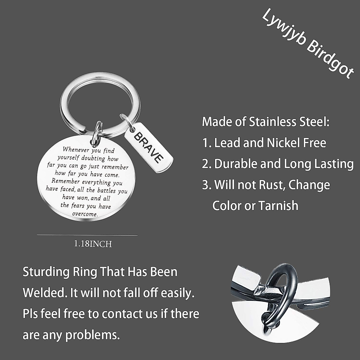 Lywjyb Birdgot Recovery Gift Sympathy Gift Stay Strong Gift Sobriety Gift Post Surgery Gift Addiction Recovery Gift Warrior Gift Cancer Survivor Gift AA Gift