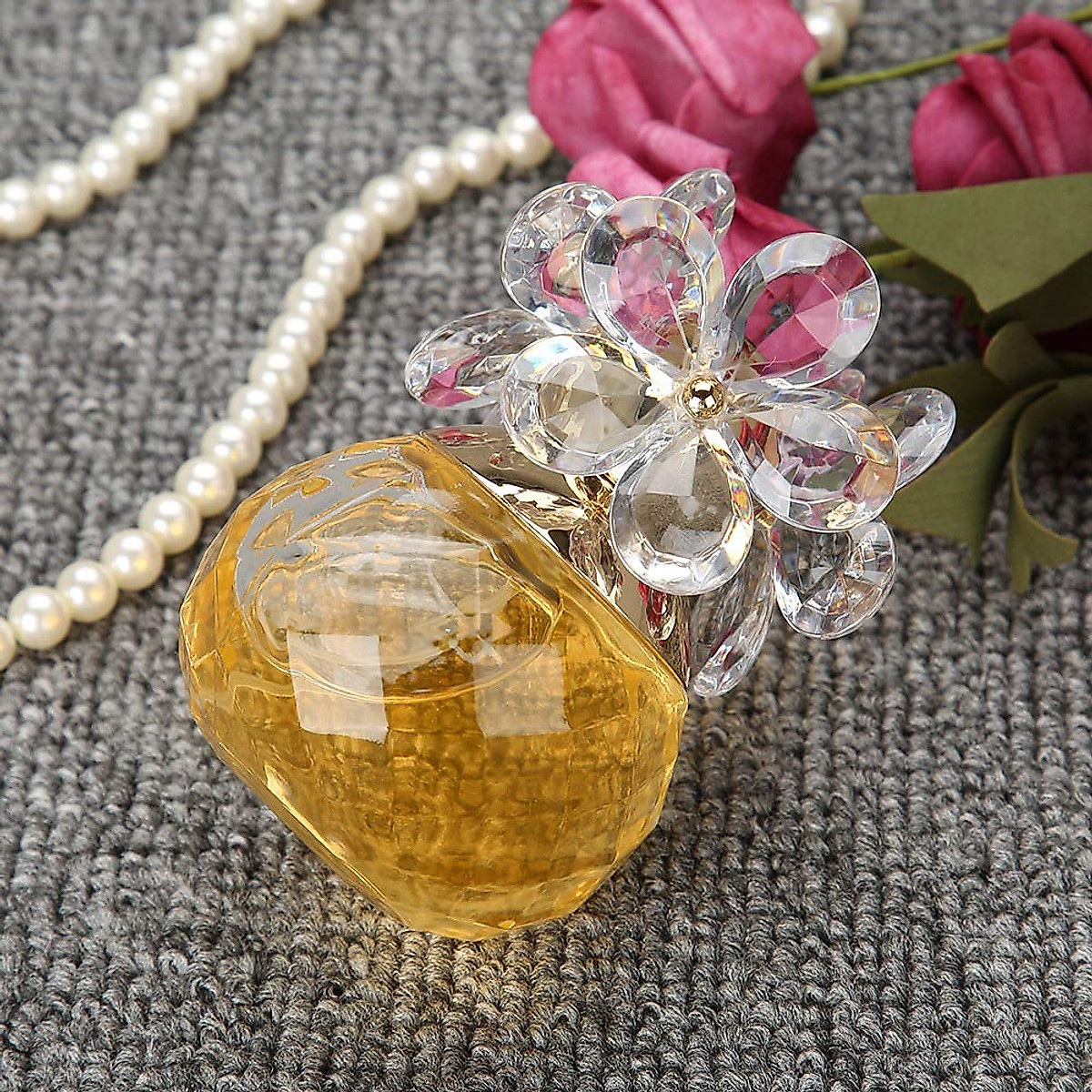 Yosoo Perfume for Women, Flower Perfume for Women Ladies Perfume Small Bottles of Perfumes Perfume Sampler Sets for Women Secret Perfume Longlasting Flower Wood Fragrance Perfume 60ml (Gold)