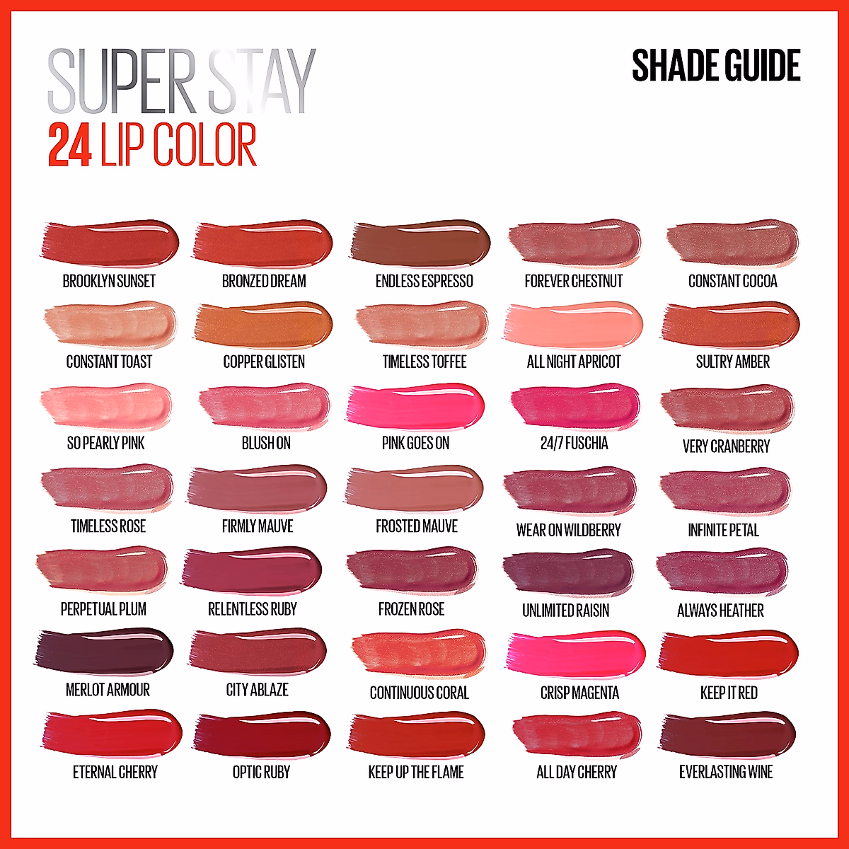 MAYBELLINE Super Stay 24 2-step Long Lasting Liquid Lipstick and Lip Balm, 930 City Ablaze, 1 count