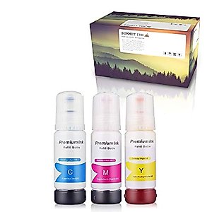 Summit Ink Compatible Ink Replacement for Epson 502 Color for EcoTank ET-2760 ET-3710 ET-3760 ET-4760 Expression ET-2700 ET-2750 ET-3700 Workforce ET-3750 ET-4750 ST-2000 ST-3000 ST-4000 (3 Color)