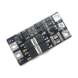 CHLOES BMS Battery Equalizer Balancer 2S 3.7V 7.4V 8.4V Lithium Battery 2 Cell 18650 Protection Board, with Balance 15A 20A 40A BMS Li-ion Lifepo4 Charger Module Smart BMS (Size : 2S 8.4V 20A)