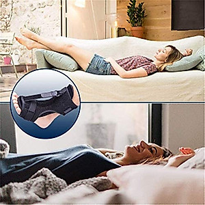 Plantar Fasciitis Night Splint, Foot Drop Brace Orthotic Brace Foot Support Adjustable Foot Holding Strap for Heel Ankle Arch Foot Pain Breathable Foot Brace Sleep Support for Achilles Tendonitis