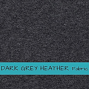 5 Inch Trade Paperback Book Cover Small Size for Adults, 5x7, DARK GREY HEATHER Stretch Fabric Book Cover for Paperback or Hardcover Book Sleeve Small Book Covers