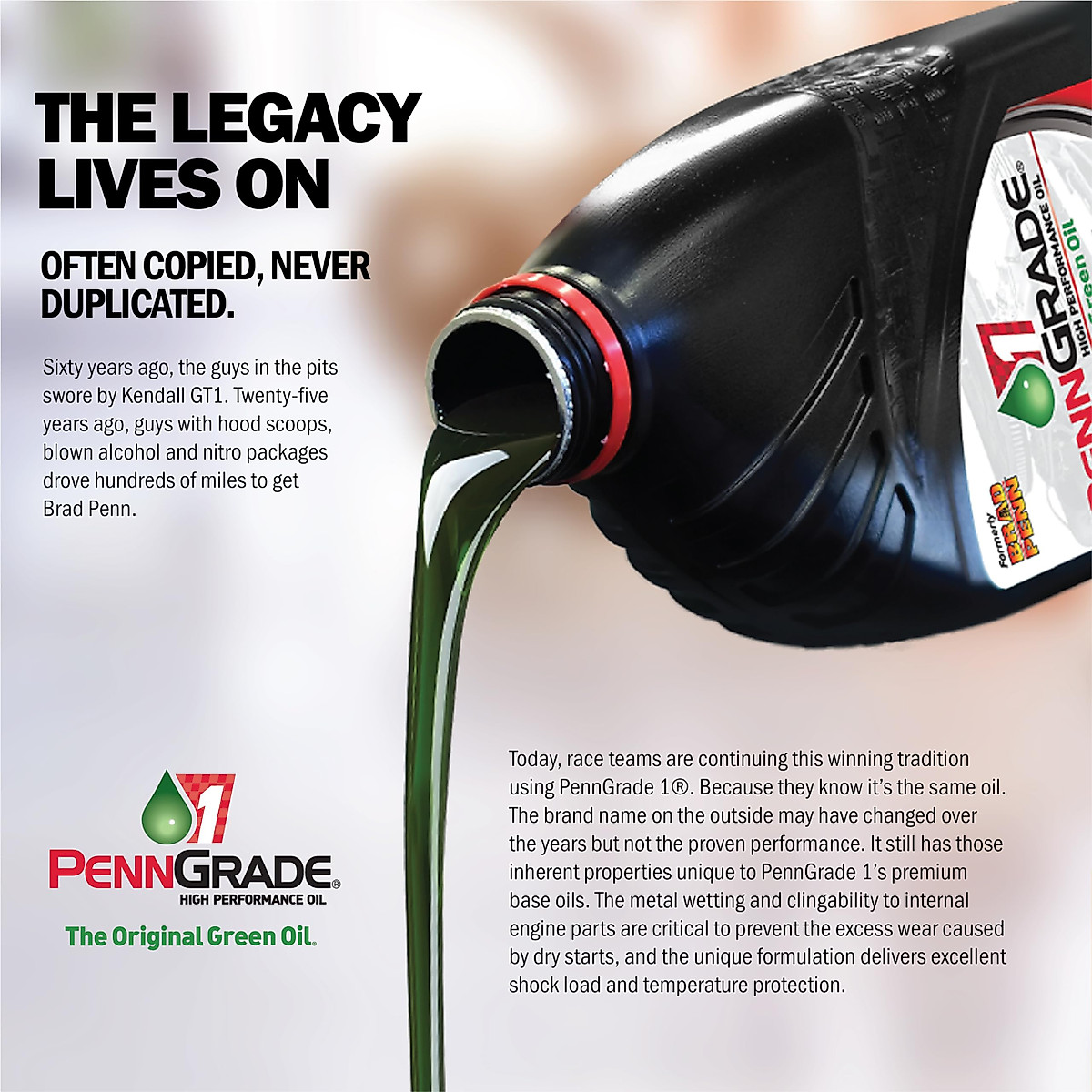 71196, Synthetic Blend High Performance Oil SAE 20W-50, 1 Quart (12 Pack)