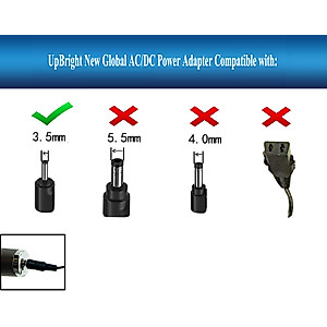 UpBright 4.2V AC Adapter Compatible with Wahl Clipper 9888 9854 9876 L Trimmer S003HU0420060 GMA042060US 97581-405 1305 79600-2101 Shaver ZD5F042060US 97619-1000 S004MU0400090 97581-1105 DC 4V Charger