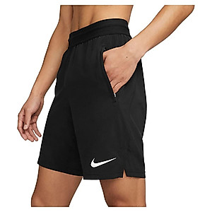 Nike Pro Dri-FIT Flex Vent Max Men's 8" Training Shorts (as1, Alpha, m, Regular, Regular, Black/White)
