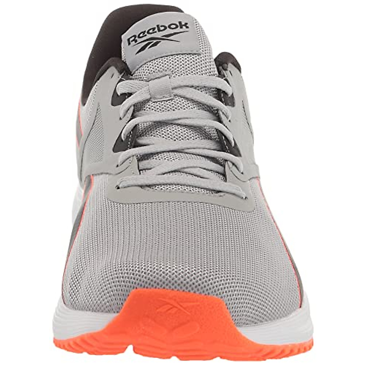 Reebok Men's Lite Plus 3.0 Running Shoe, Pure Grey/Black/Orange Flare, 9