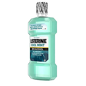 Listerine Zero Clean Mint Mouthwash for Fresher Breath and Good Oral Hygiene,1.5L
