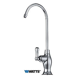 Watts Premier WP531130 Pure UF-3 Three-Stage Water Filtration System with Top Mount Twist Faucet, Brushed Nickel