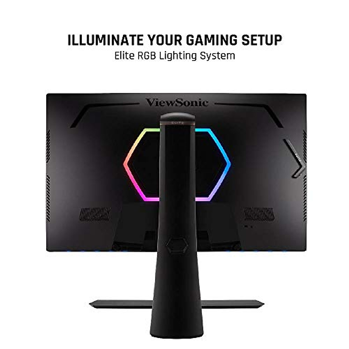 ViewSonic Elite XG270Q 27” 1ms 1440p 165Hz G-SYNC Compatible Gaming Monitor with VESA DisplayHDR 400 and Advanced Ergonomics for Esports (Renewed)